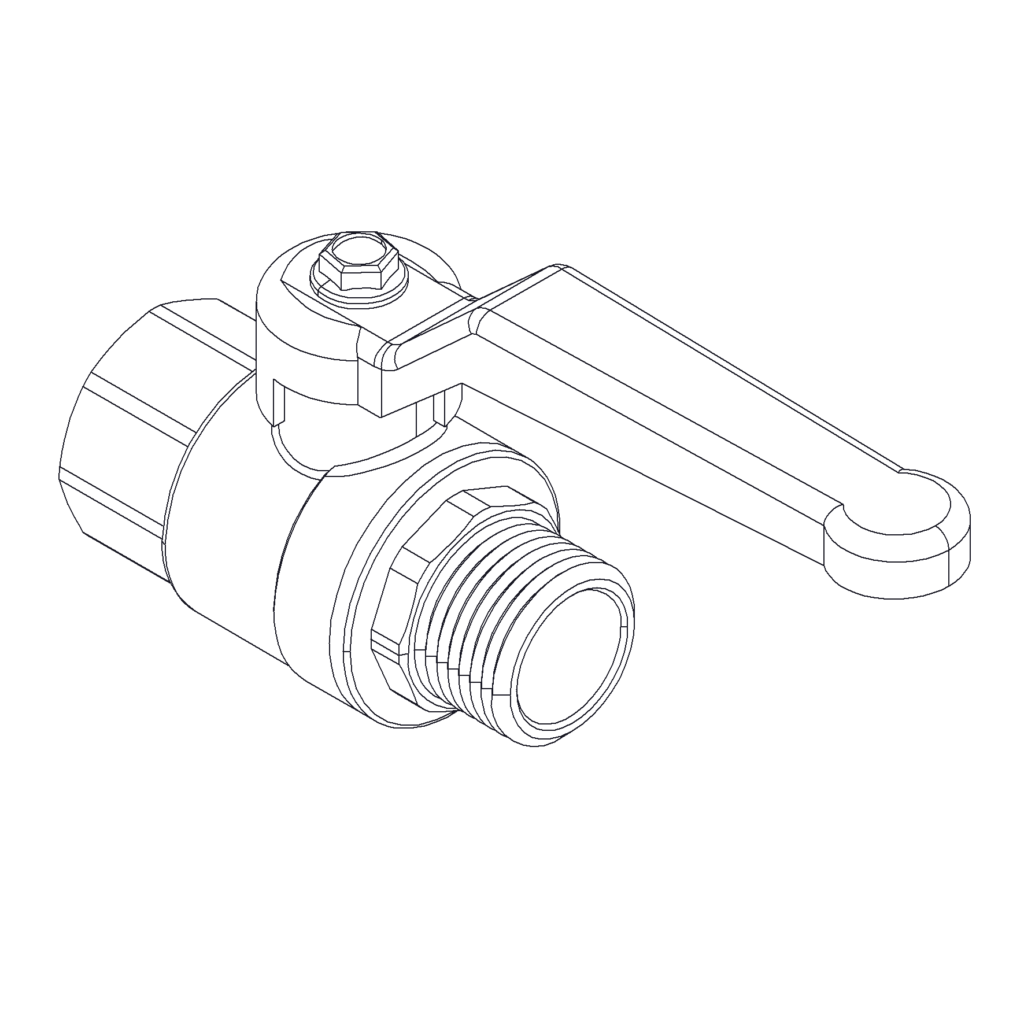 Ball Valve ¾" PN25 | Nor-Am Management LLC