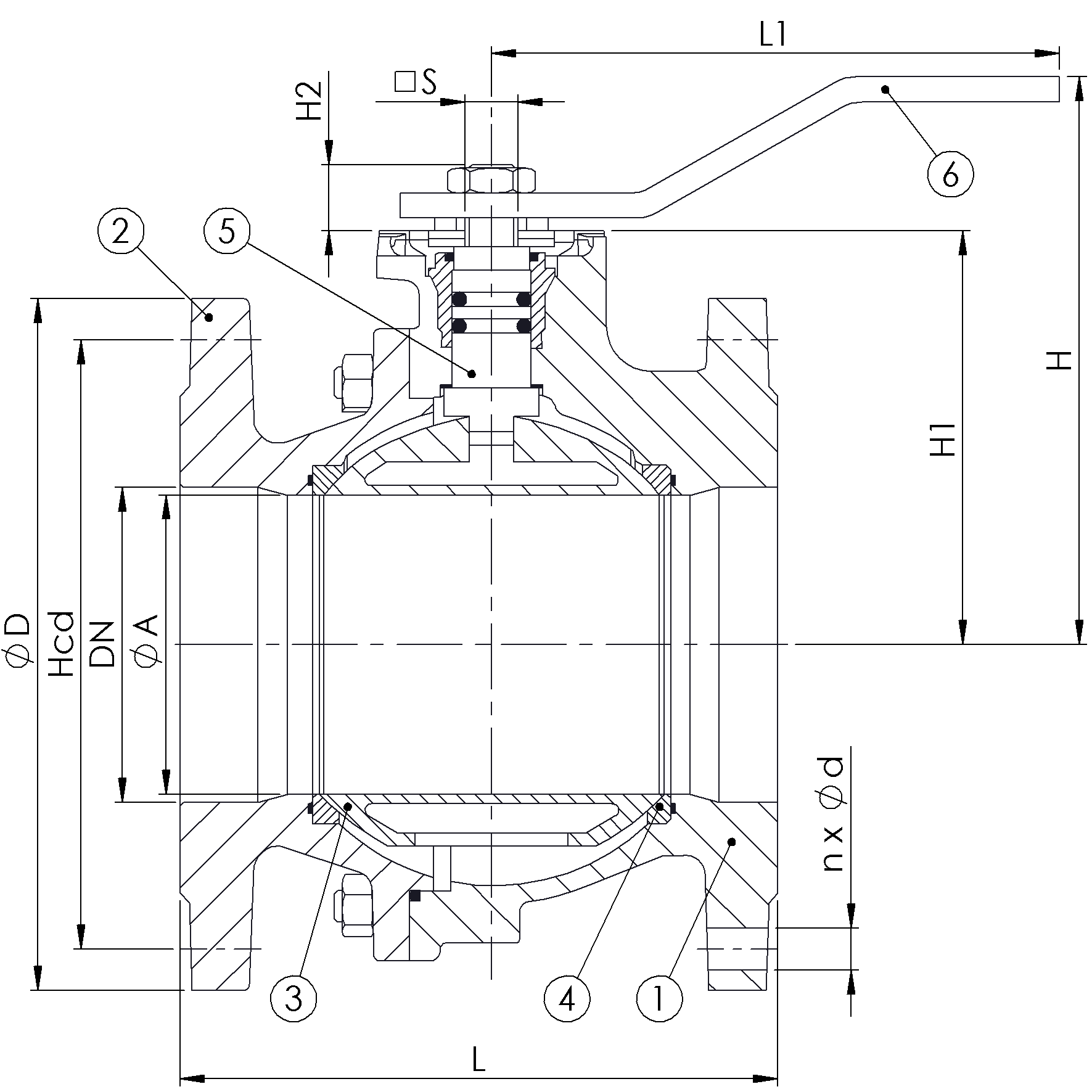 Ball Valve DN150 PN16 | Nor-Am Management LLC