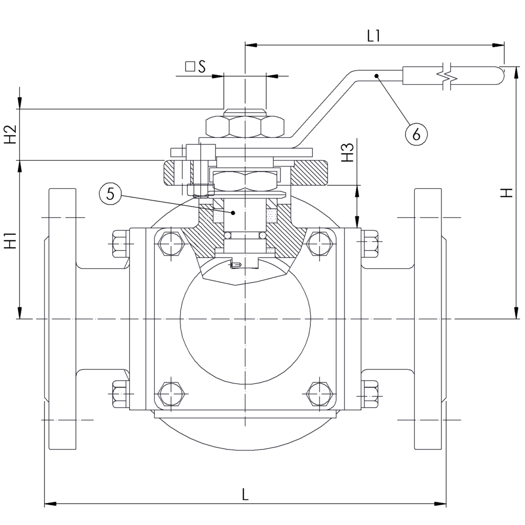Ball Valve DN20 PN16 | Nor-Am Management LLC
