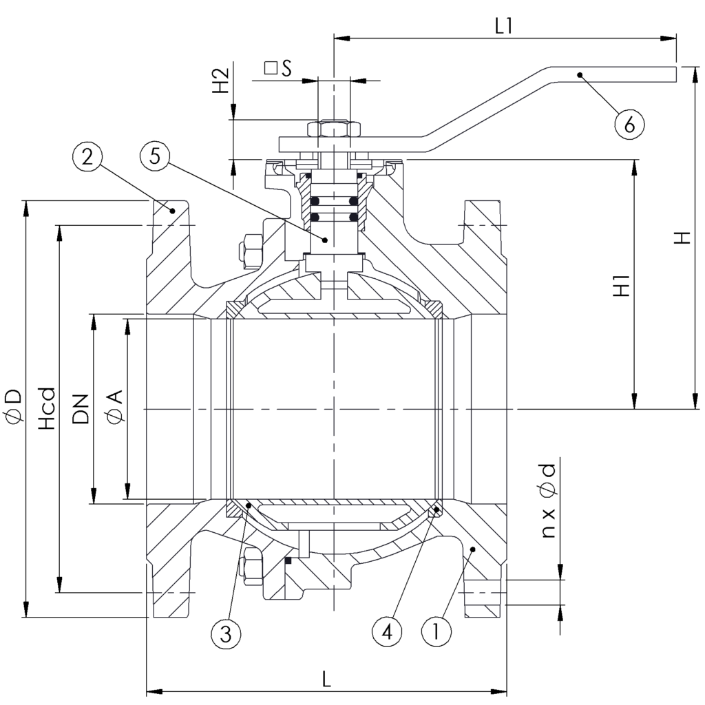 Ball Valve DN15 PN16 | Nor-Am Management LLC