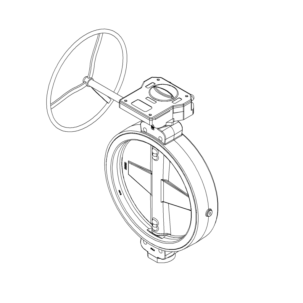 Butterfly Valve SL DN450 PN10 | Nor-Am Management LLC