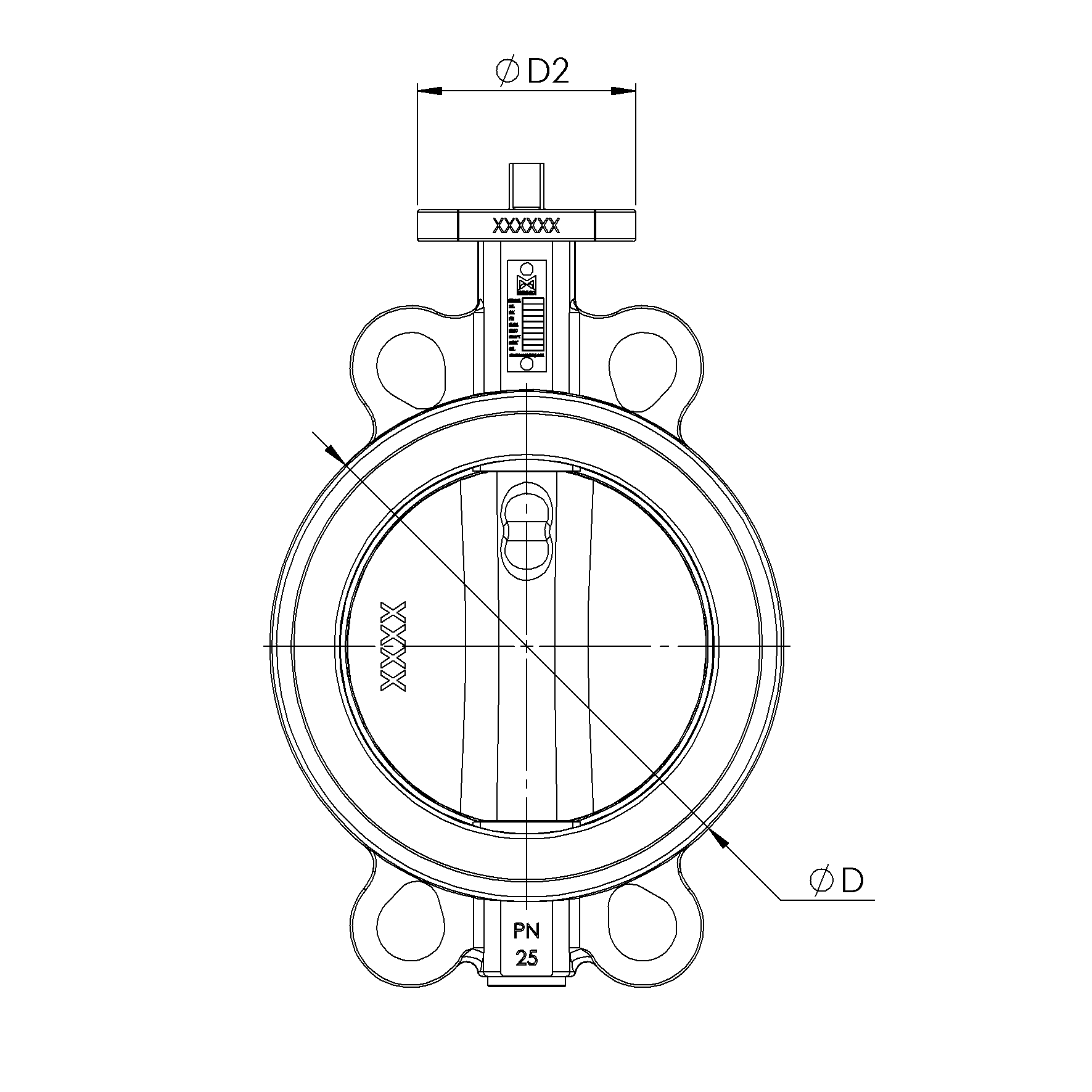 Butterfly Valve W DN65 PN16 | Nor-Am Management LLC