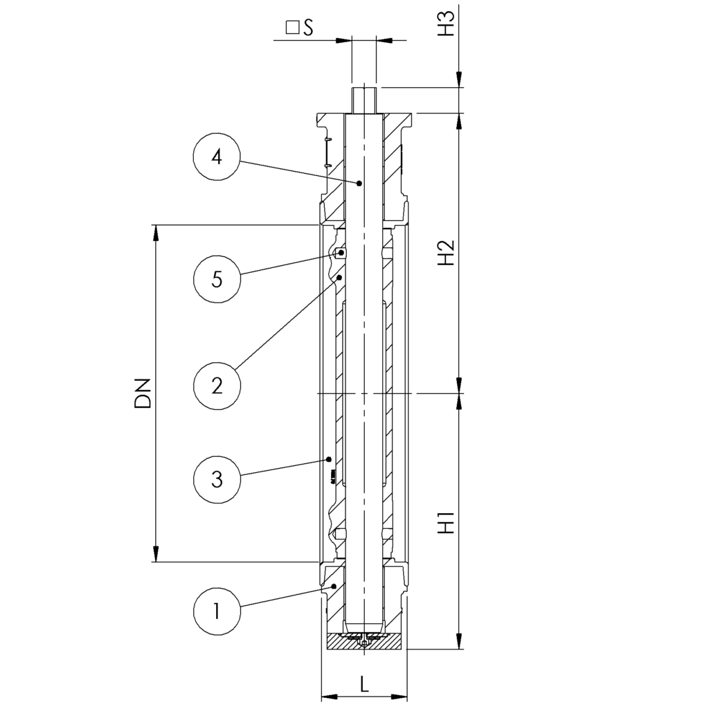 Butterfly Valve SL DN450 PN10 | Nor-Am Management LLC