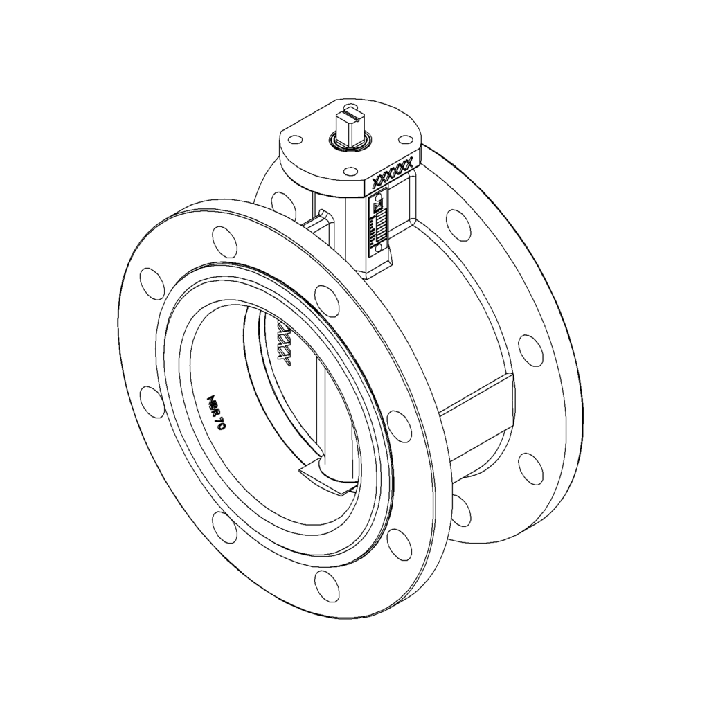 Butterfly Valve DF DN500 JIS 10K | Nor-Am Management LLC