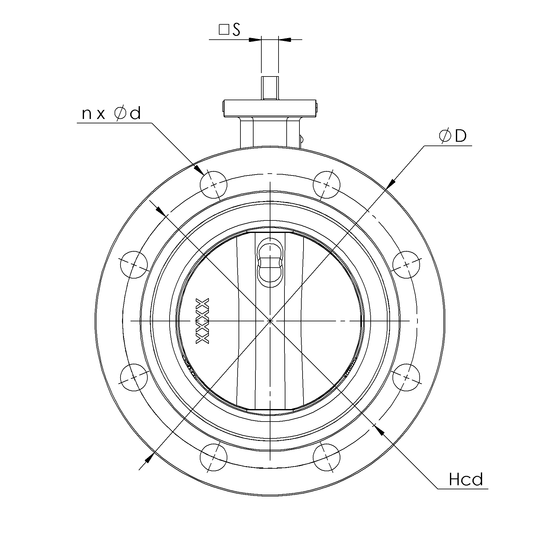 Butterfly Valve DF DN350 JIS 10K | Nor-Am Management LLC
