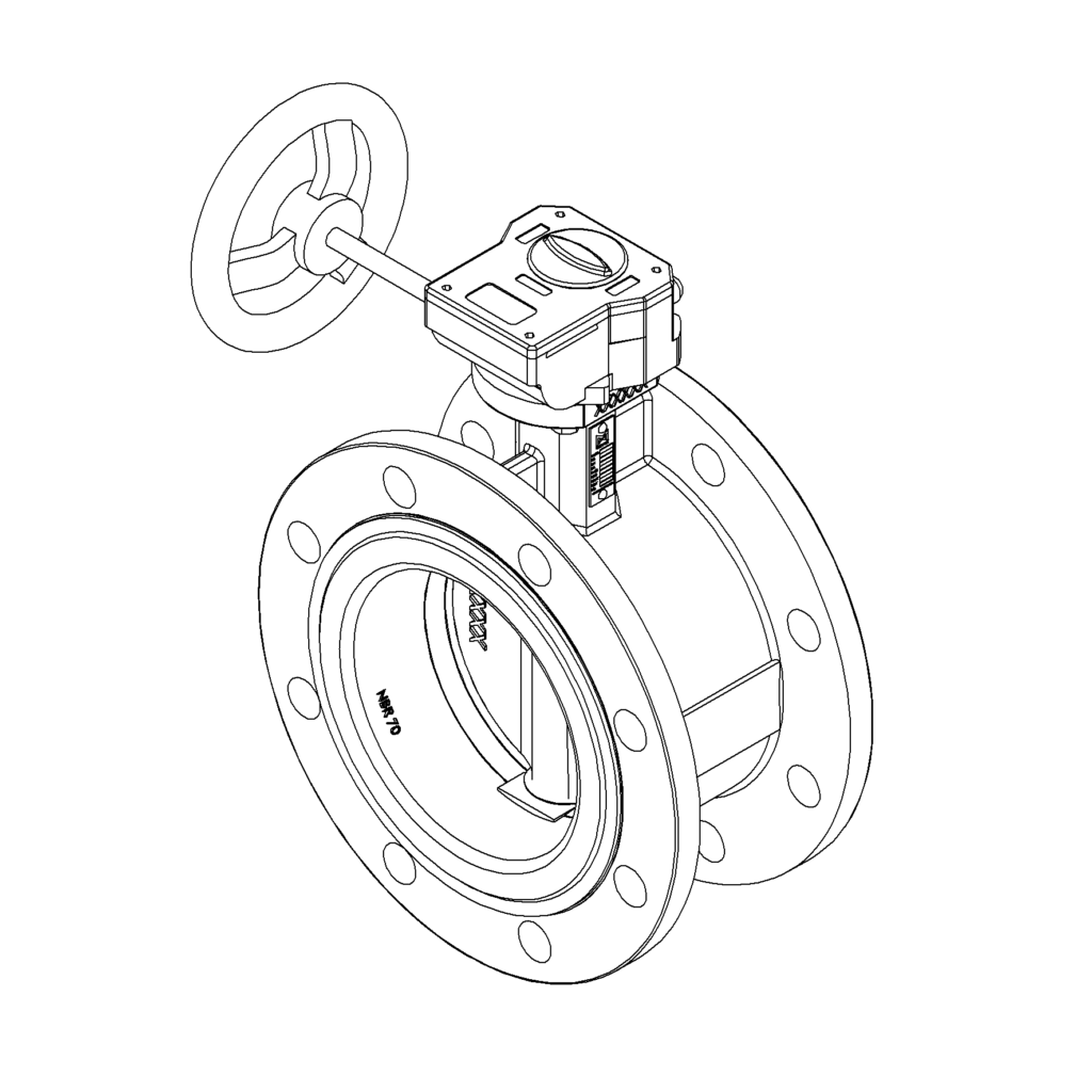 Butterfly Valve DF DN450 PN10 | Nor-Am Management LLC