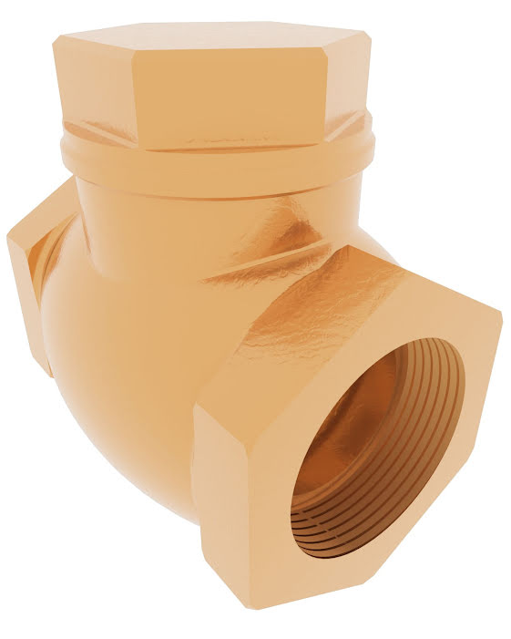 Swing Check Valve 1" PN16 | Nor-Am Management LLC