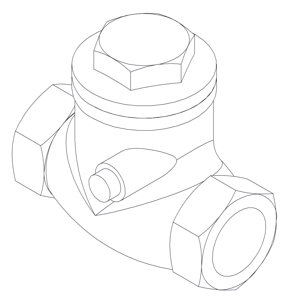 Swing Check Valve 1 ¼" 200WOG | Nor-Am Management LLC