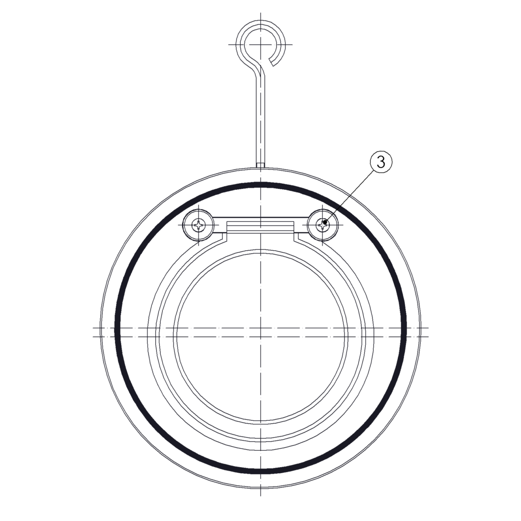 Swing Check Valve DN50 PN16 | Nor-Am Management LLC
