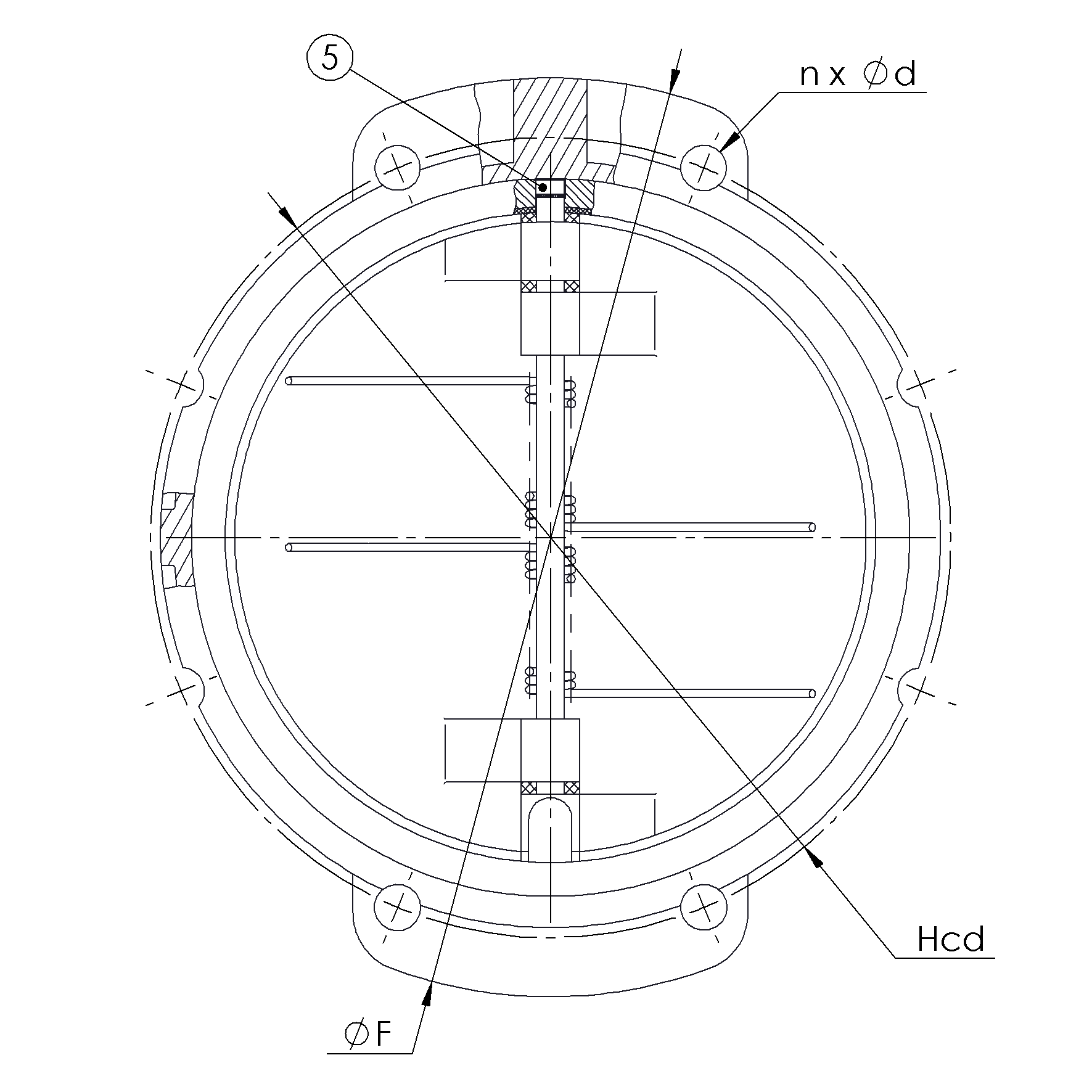 Dual Plate Check Valve DN150 PN16 | Nor-Am Management LLC