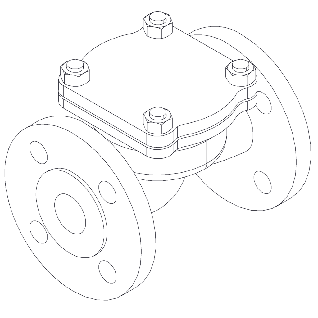 Lift Check valve DN 80 PN16 | Nor-Am Management LLC