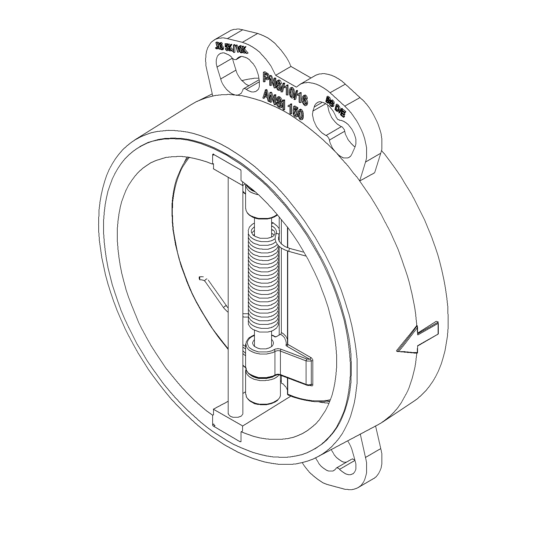 Dual Plate Check Valve DN40 PN16 | Nor-Am Management LLC