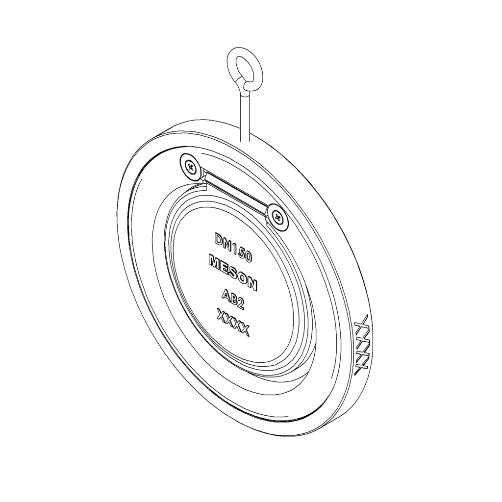 Swing Check Valve DN350 PN10 | Nor-Am Management LLC