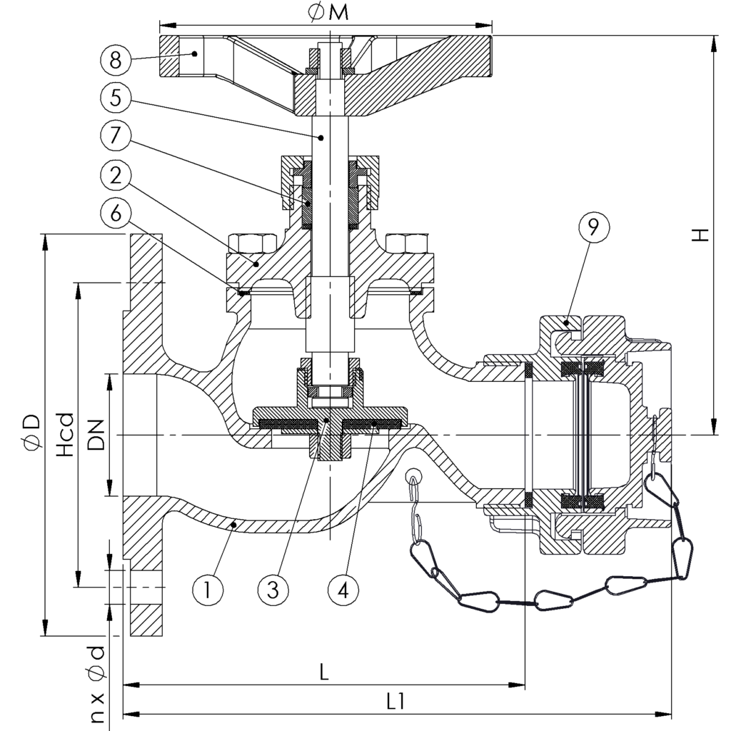 Fire Valve DN50 PN16 | Nor-Am Management LLC