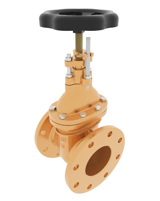 Gate Valve DN100 PN16 | Nor-Am Management LLC