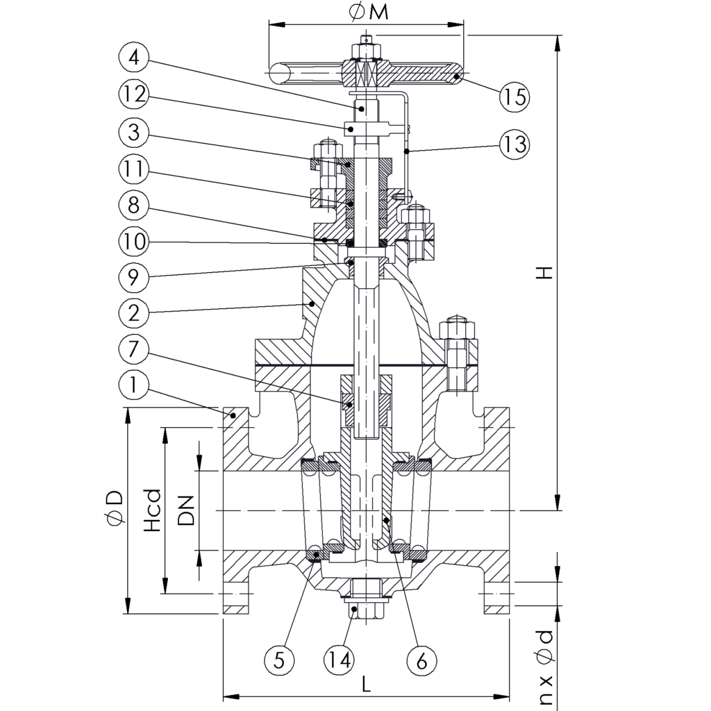 Gate Valve DN150 JIS 5K | Nor-Am Management LLC