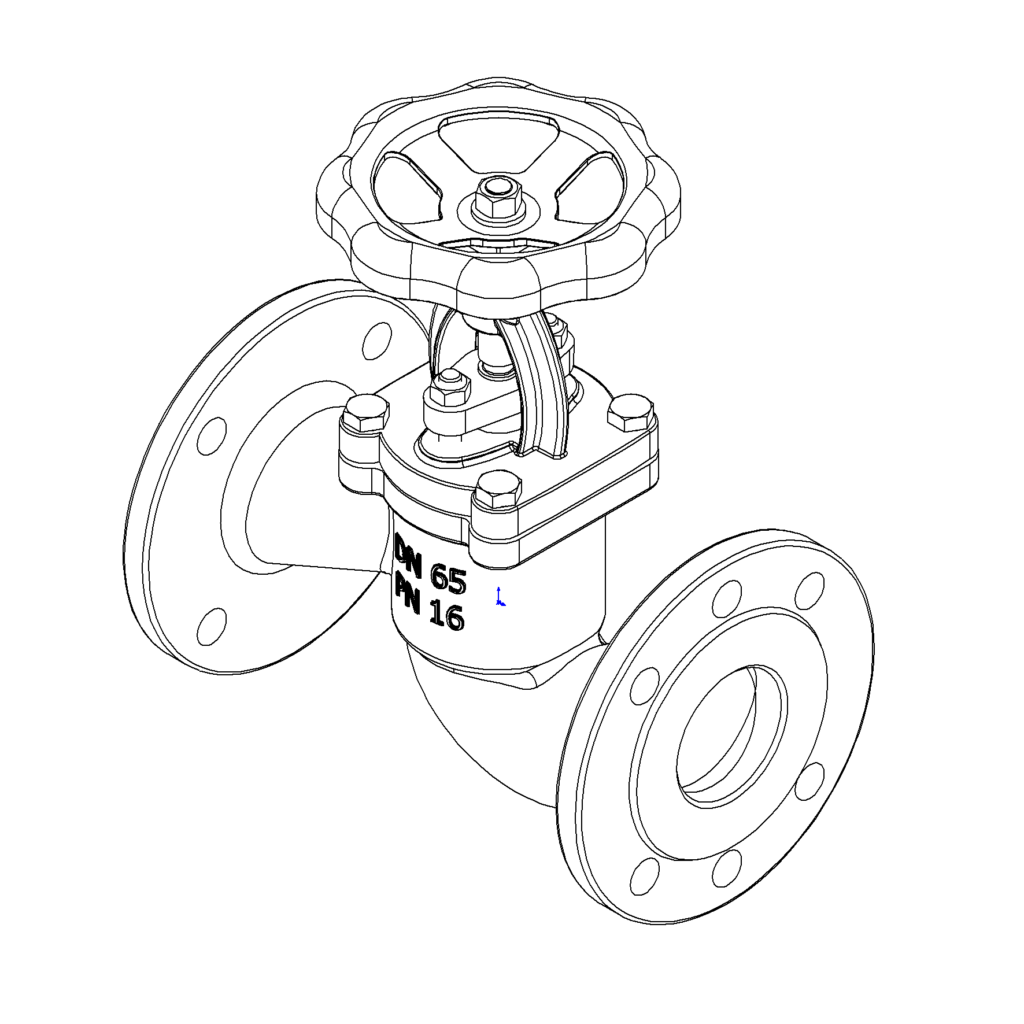 Globe Valve DN40 PN16 | Nor-Am Management LLC