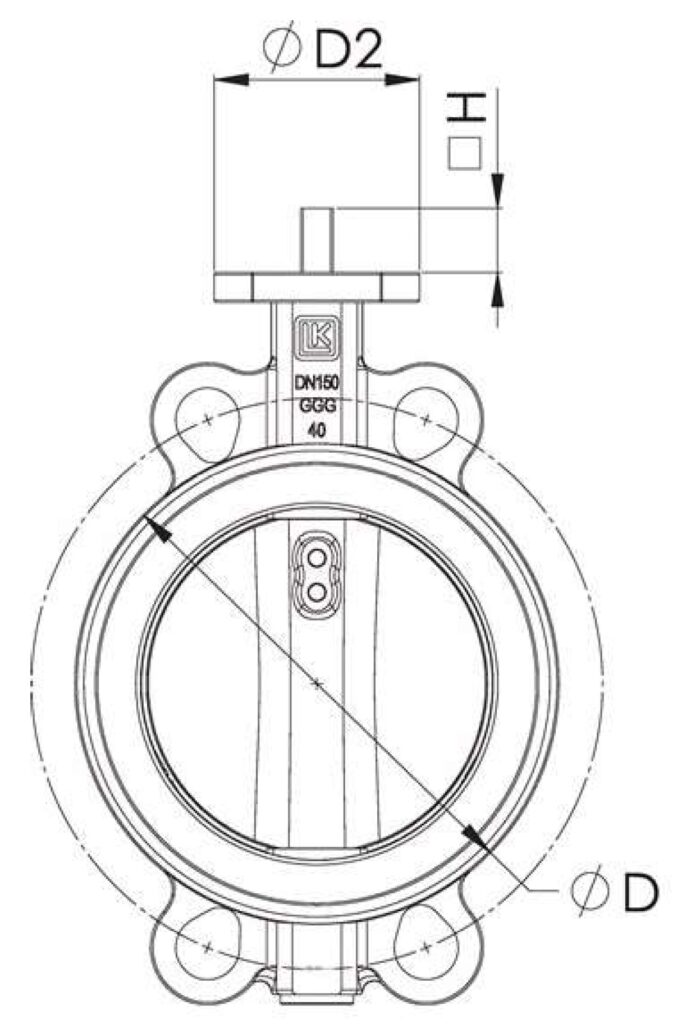 Butterfly Valve W DN200 PN16 | Nor-Am Management LLC